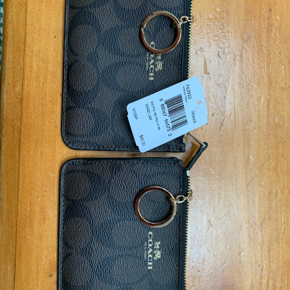 Coach | Accessories | Coach Mini Wallet With Key Chain | Poshmark